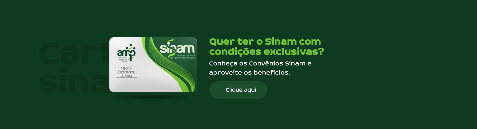 Sinam - Sistema Nacional de Atendimento Médico